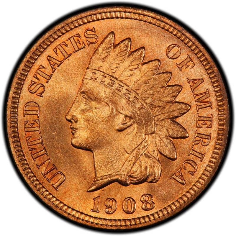 1908 Indian Head Pennies Values And Prices Past Sales CoinValues
