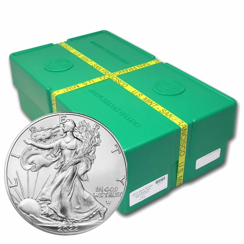 American Silver Eagle Monster Box Values - Live Pricing | CoinValues.com