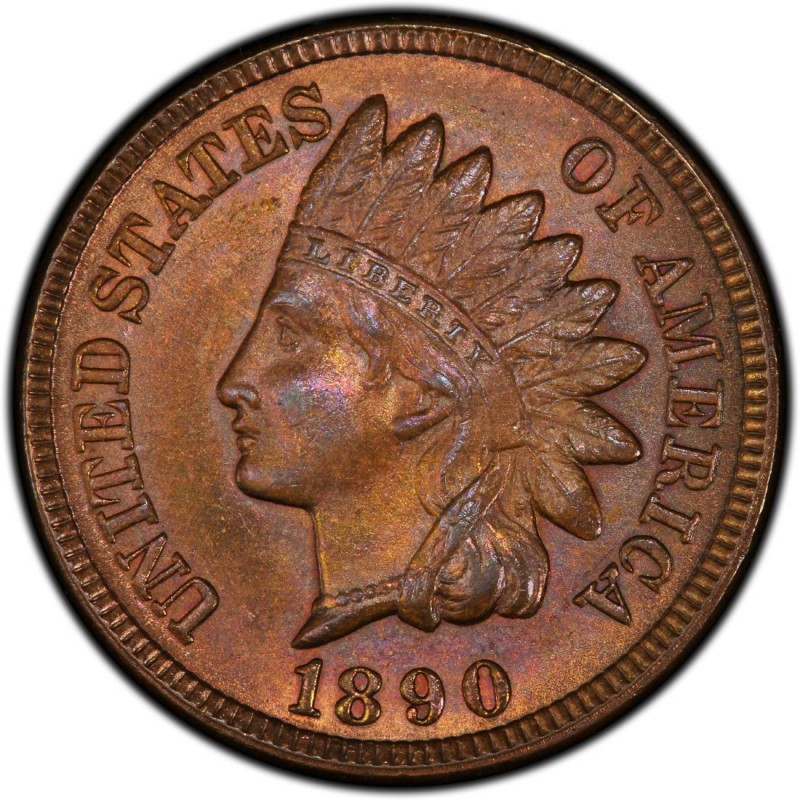 1890 Indian Head Pennies Values And Prices Past Sales CoinValues